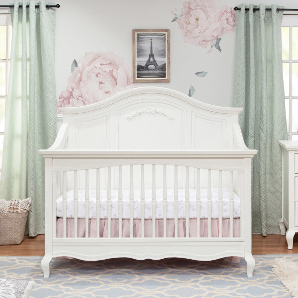 Monogram by Namesake Beckett Rustic 4-in-1 Convertible Curve Top Crib